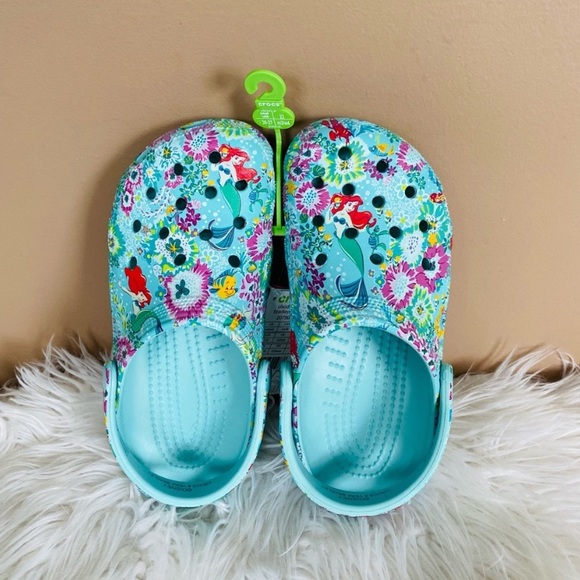 CROCS | Shoes | Crocs Disney X Vera Bradley Little Mermaid Clog Womens ...